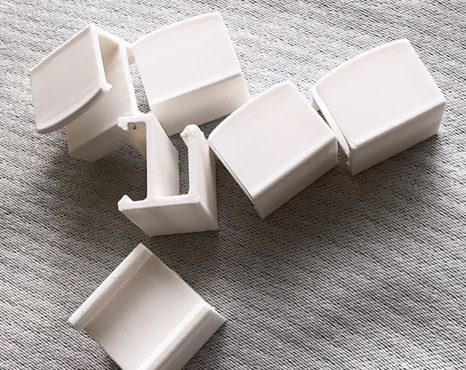 Camper Curtain C Clips NO SEWING for Use With Standard Curtains Pack of ...