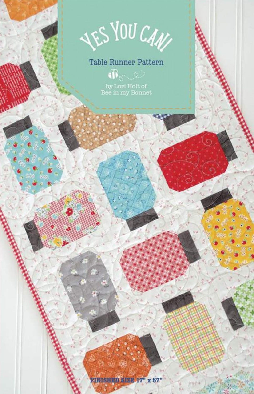 Yes You Can Table Runner Pattern by Lori Holt # P120-YESYOUCAN - Etsy