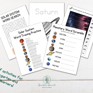 Solar System Unit Study - Digital PDF - Nature Study - Science ...