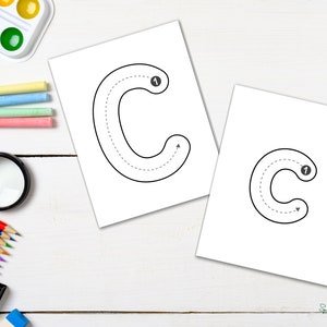 Jumbo Alphabet Tracing Printables - 52 Letter Tracing Worksheets ...