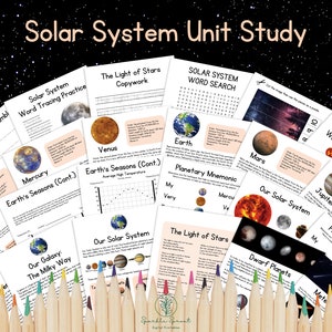 Solar System Unit Study - Digital PDF - Nature Study - Science ...
