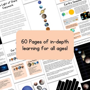 Solar System Unit Study - Digital PDF - Nature Study - Science ...