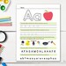 Alphabet Practice Sheets - 26 Alphabet Phonics Pages - Learn to Write ...