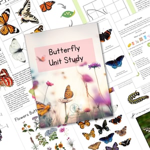 Butterfly Unit Study - Anatomy - Life Cycle - Science - Nature Study ...