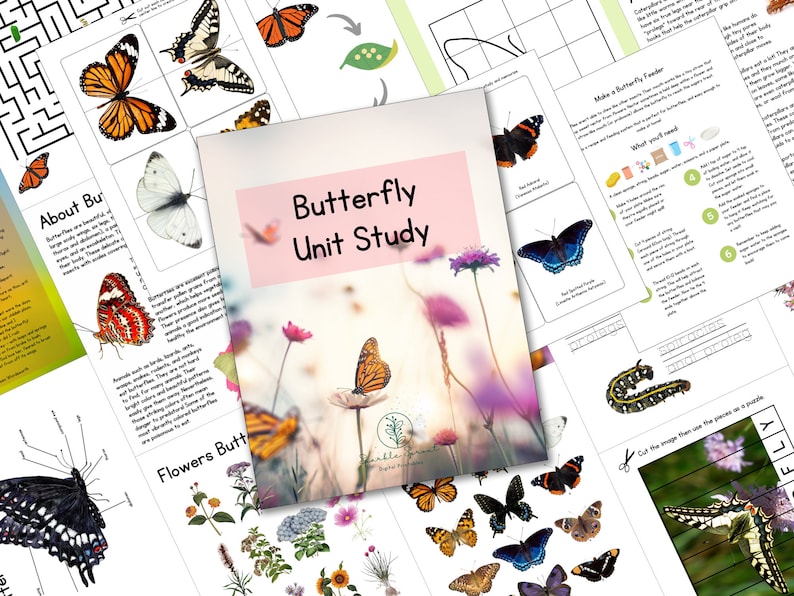 Butterfly Unit Study - Anatomy - Life Cycle - Science - Nature Study ...