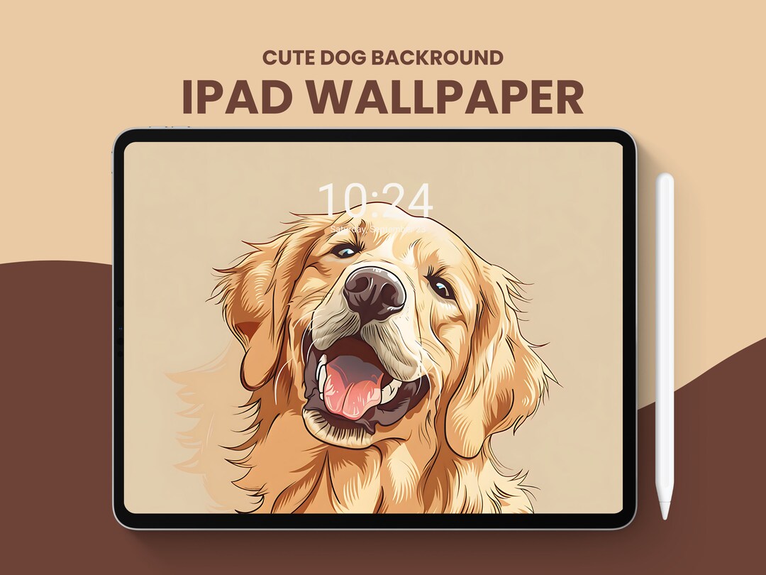 Golden Retriever iPad Wallpaper Cute Dog Wallpaper Pet iPad Wallpaper ...