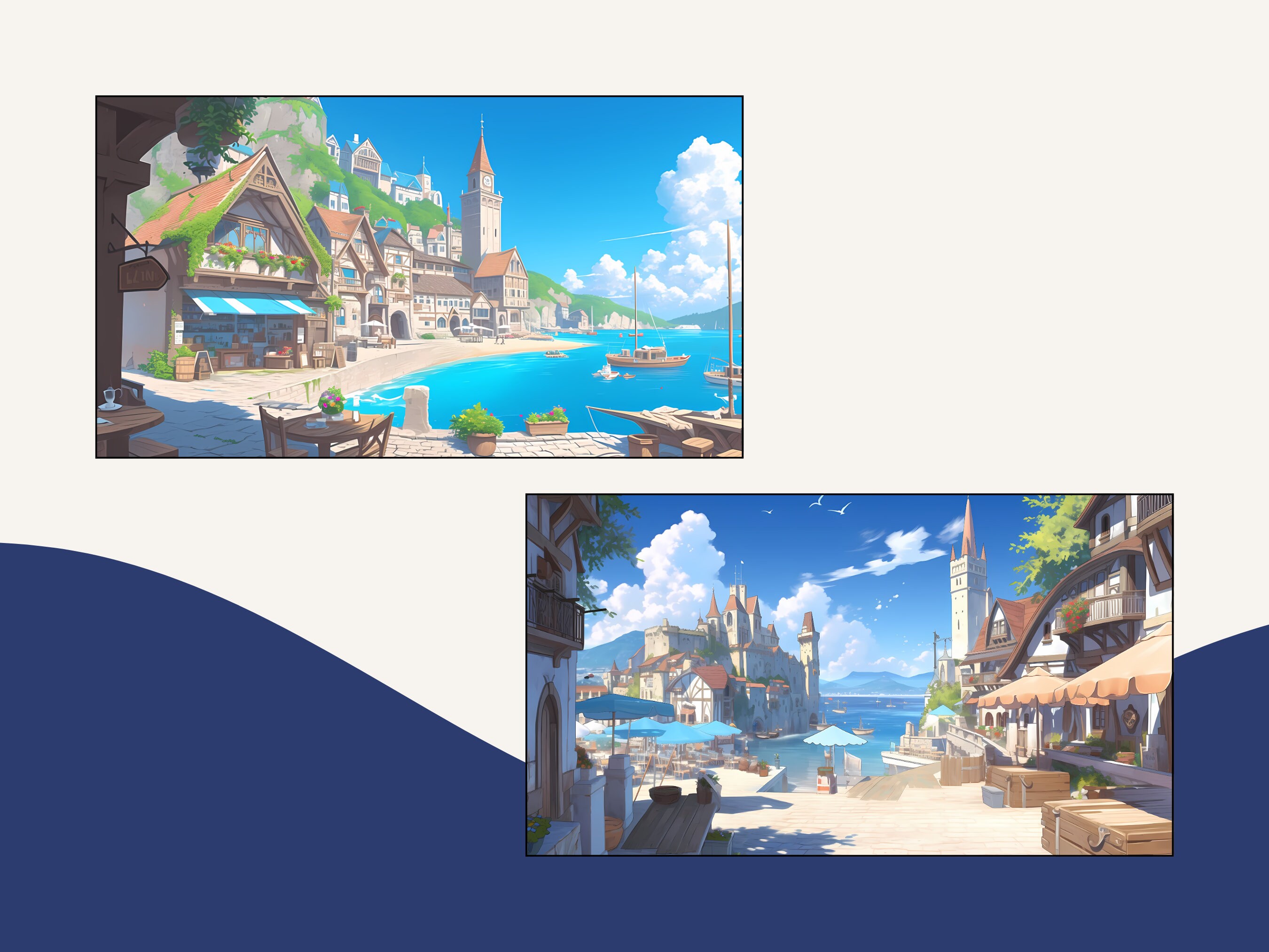 Summer Wallpaper Sea Lofi Desktop Wallpaper Aesthetic Blue Sky Lofi ...