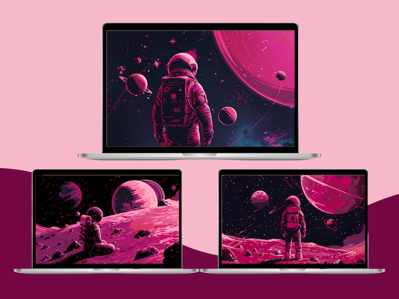 Pink Space Wallpaper Galaxy Wallpaper Night Sky Desktop Wallpaper Pink ...