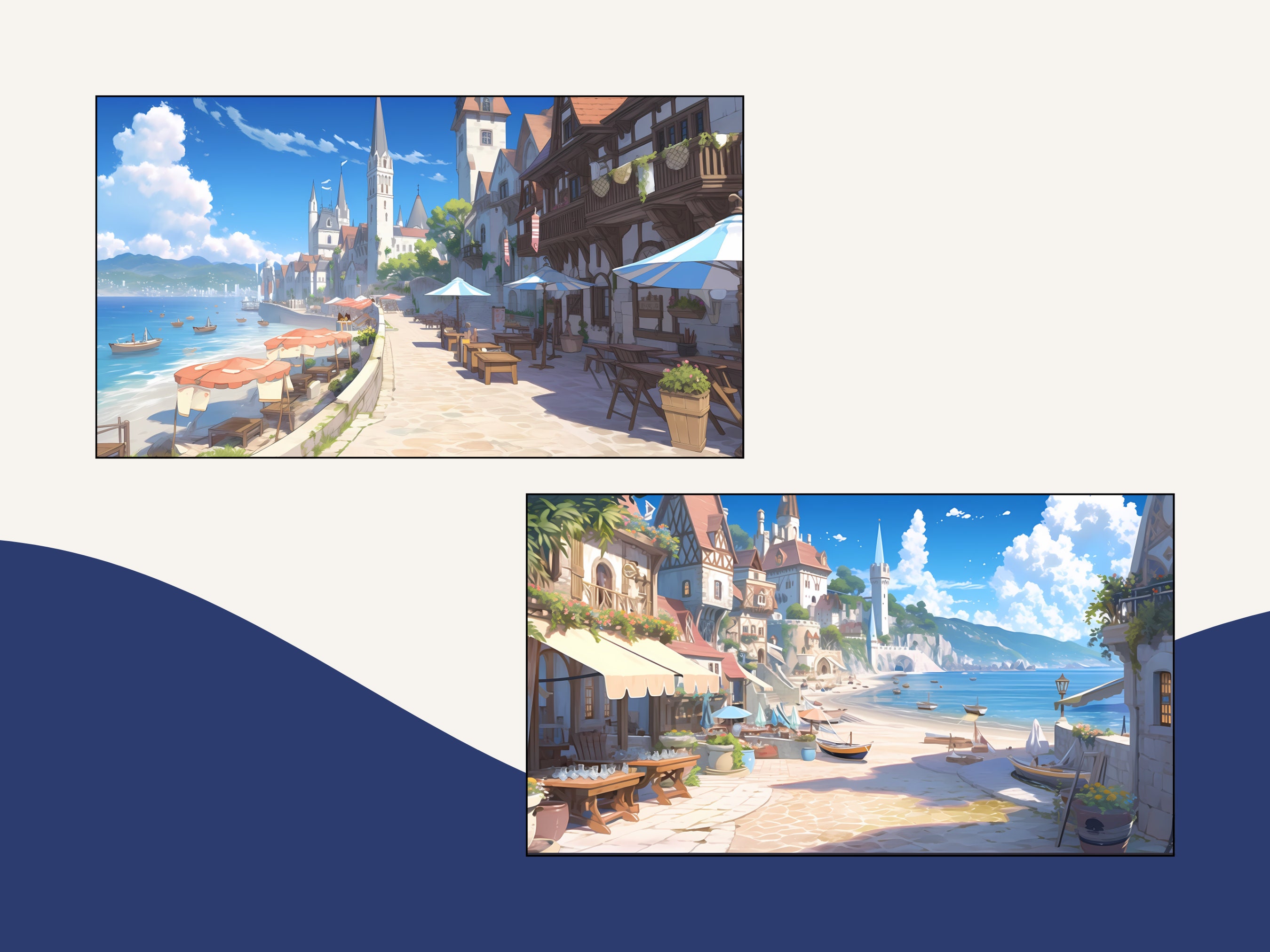 Summer Wallpaper Sea Lofi Desktop Wallpaper Aesthetic Blue Sky Lofi ...