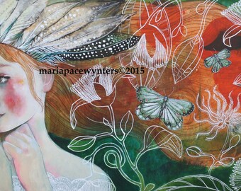 Mixed Media Paintings by Maria Pace-Wynters von MariaPaceWynters