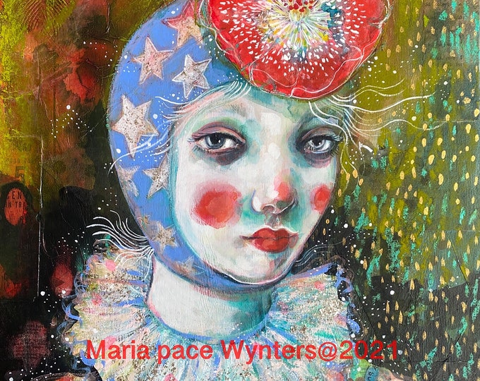 Mixed Media Paintings by Maria Pace-Wynters by MariaPaceWynters
