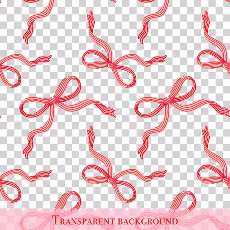 Coquette Snow Bow Seamless Pattern,christmas Bow Digital Pattern ...