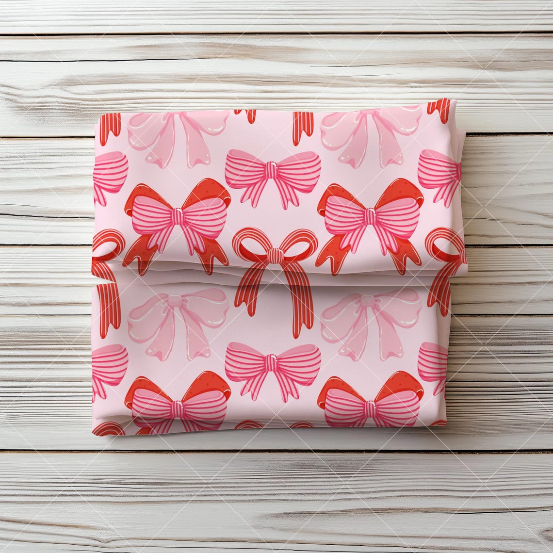 Coquette Christmas Bow Seamless Pattern, Girly Ribbon Bows Pattern ...
