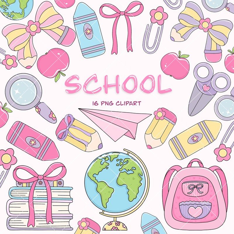 Aesthetic School Supplies - Etsy