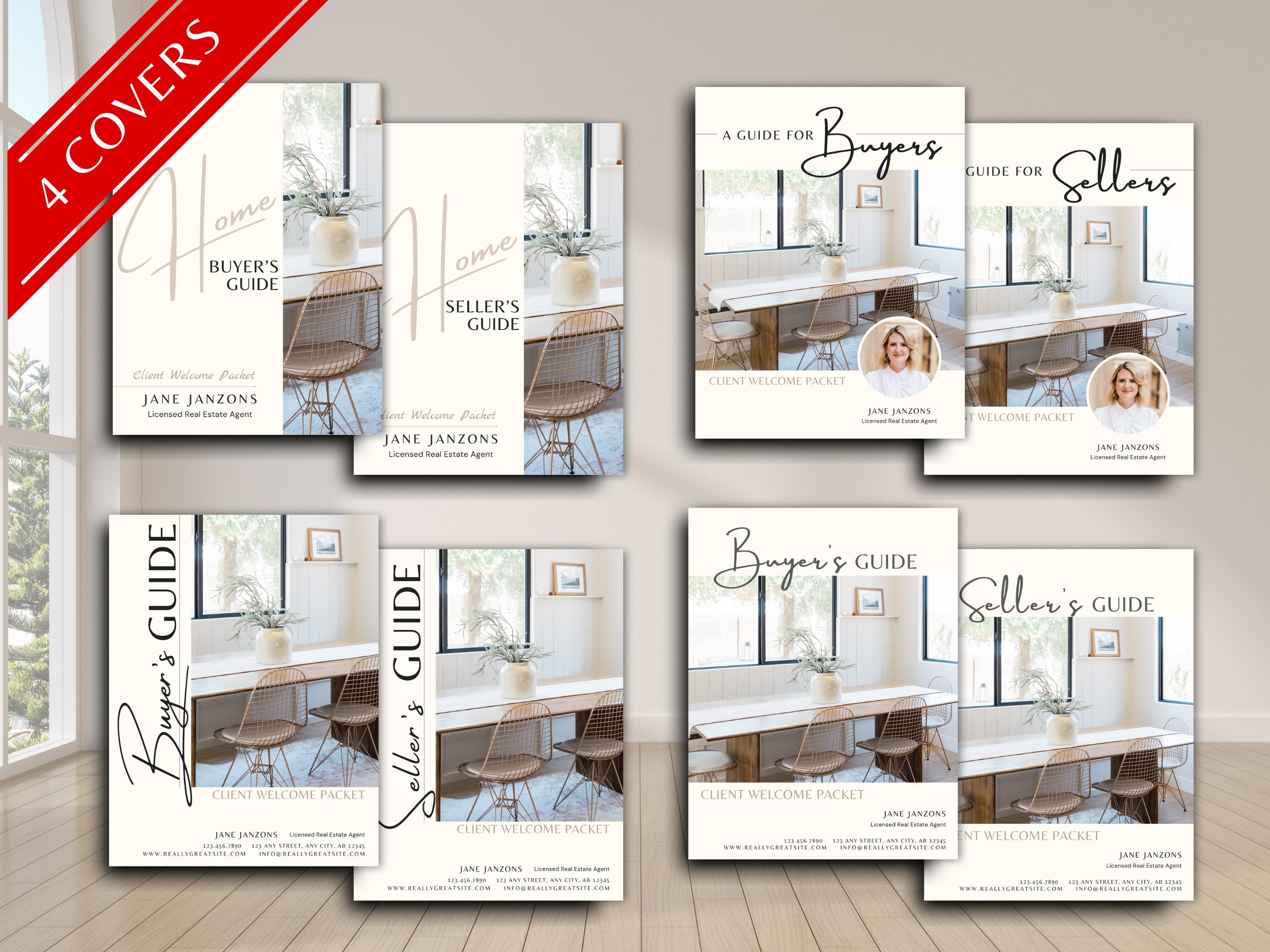 Real Estate Client Welcome Packet Home Buyer and Seller Guide, Realtor ...