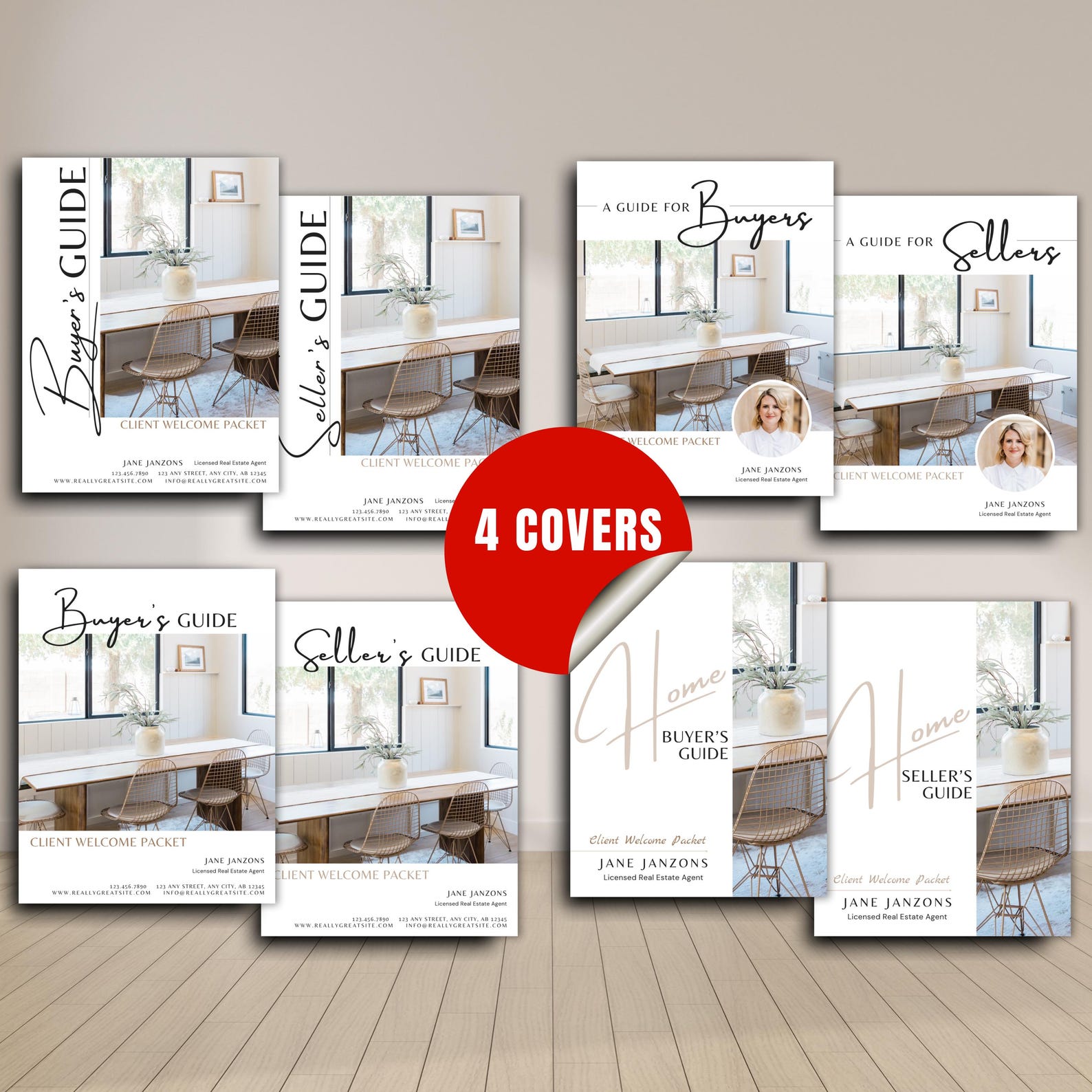 Real Estate Client Welcome Packet Home Buyer and Seller Guide, Realtor ...