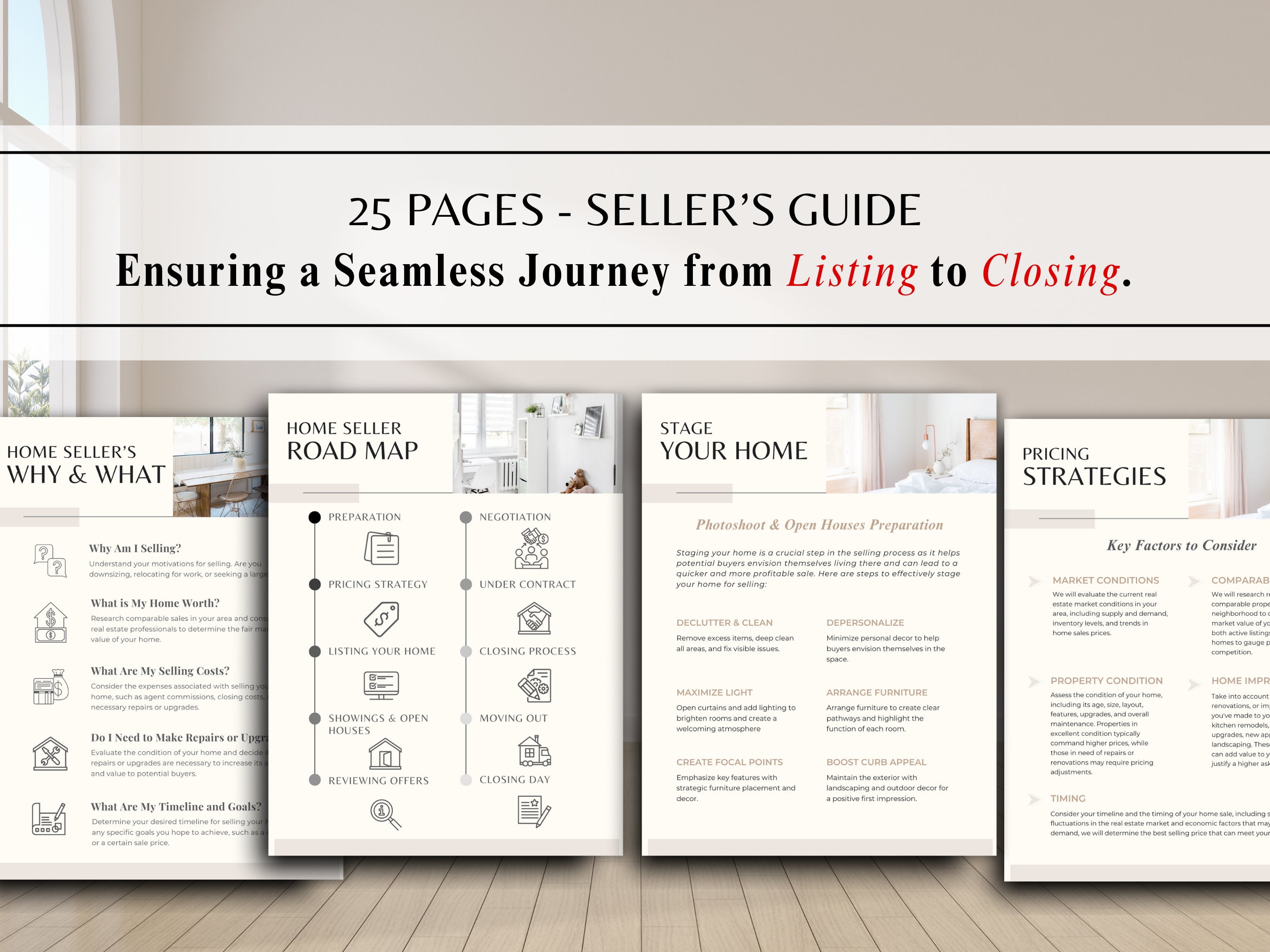 Real Estate Client Welcome Packet Home Buyer and Seller Guide, Realtor ...