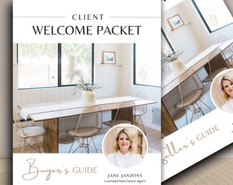 Real Estate Client Welcome Packet Home Buyer and Seller Guide, Realtor ...