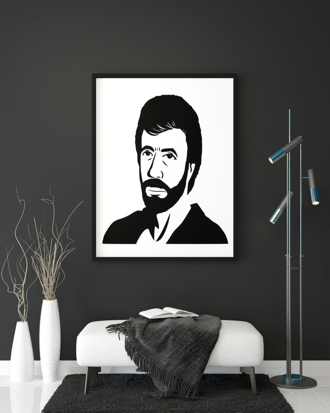 Chuck Norris Clipart Vector Graphics Digital Download Cut Ready Files ...