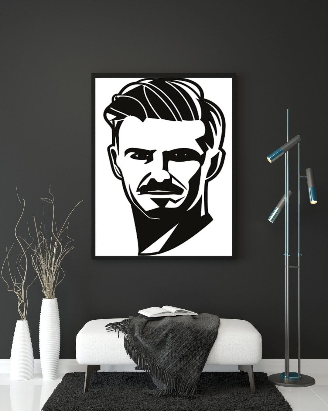 David Beckham Clipart Vector Graphics Digital Download Cut Ready Files ...