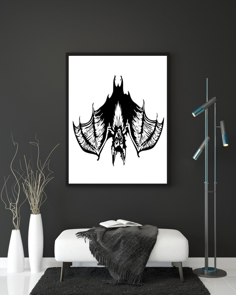 Vampire Bat Clipart Vector Graphics Digital Download Cut Ready Files ...