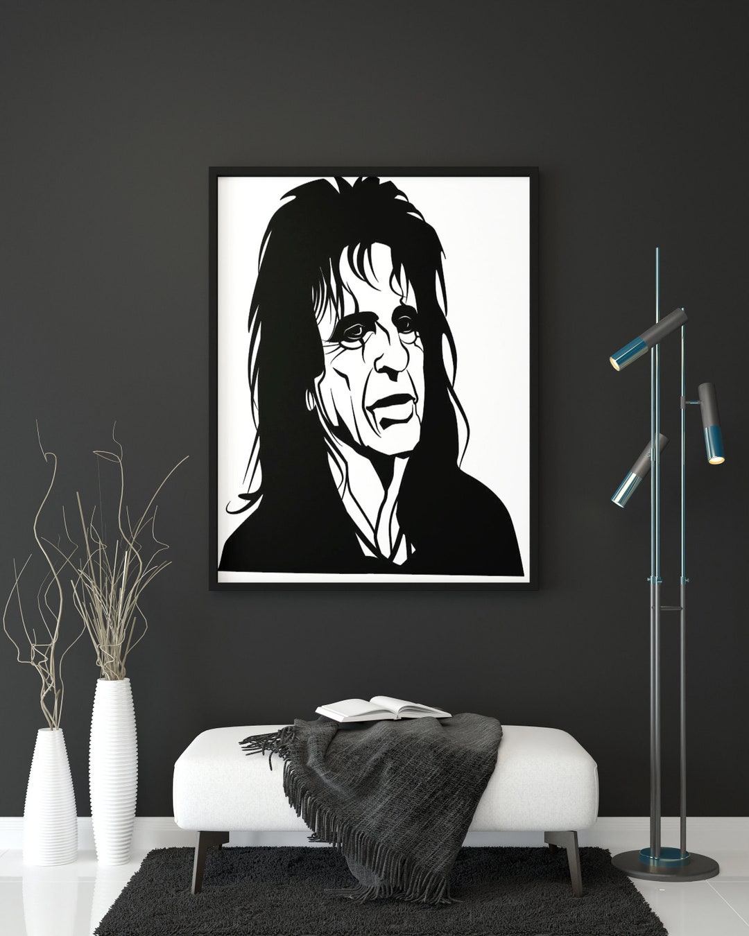Alice Cooper Clipart Vector Graphics Digital Download Cut Ready Files ...