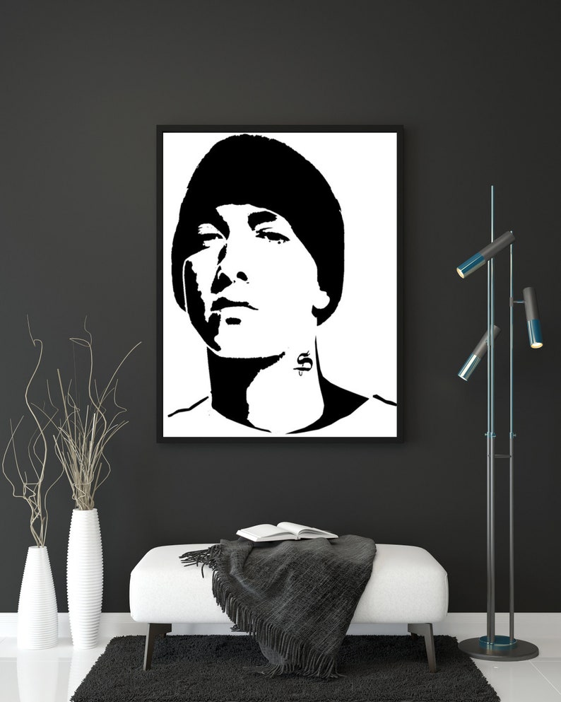 Eminem 2 Clipart Vector Graphics Digital Download Cut Ready Files CNC ...