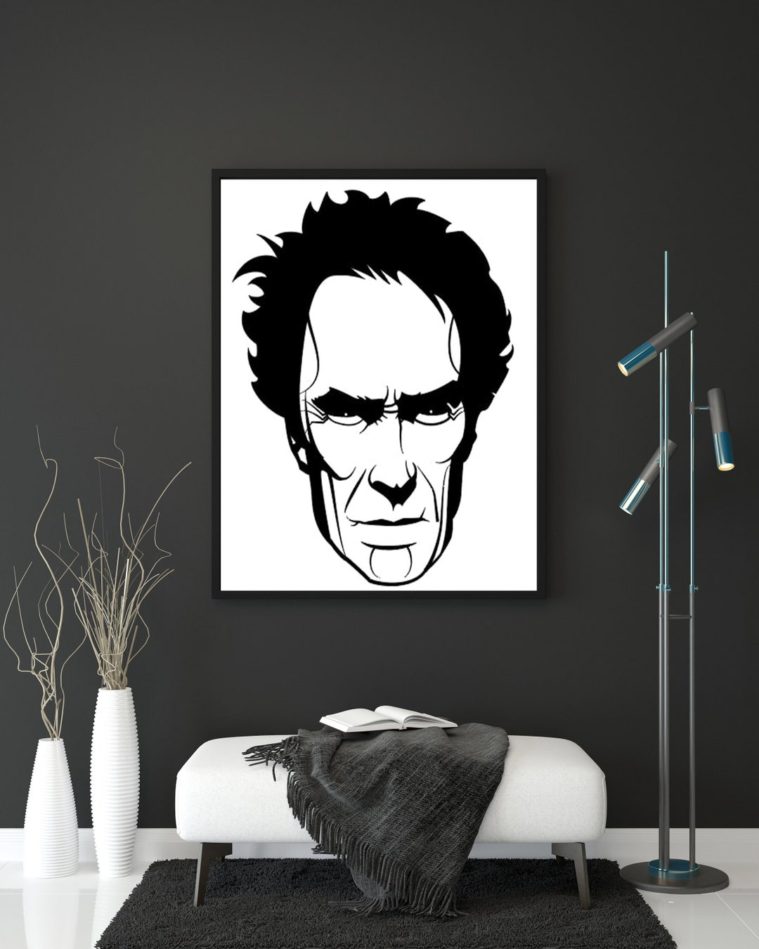 Clint Eastwood Clipart Vector Graphics Digital Download Cut Ready Files ...