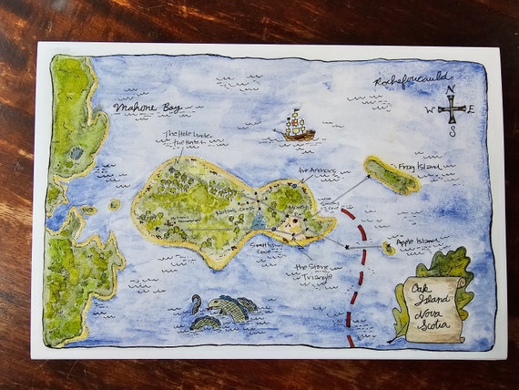 Oldest Map Of Oak Island