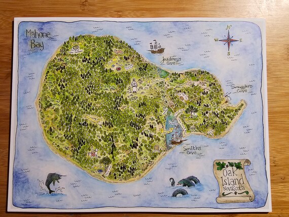 Oldest Map Of Oak Island