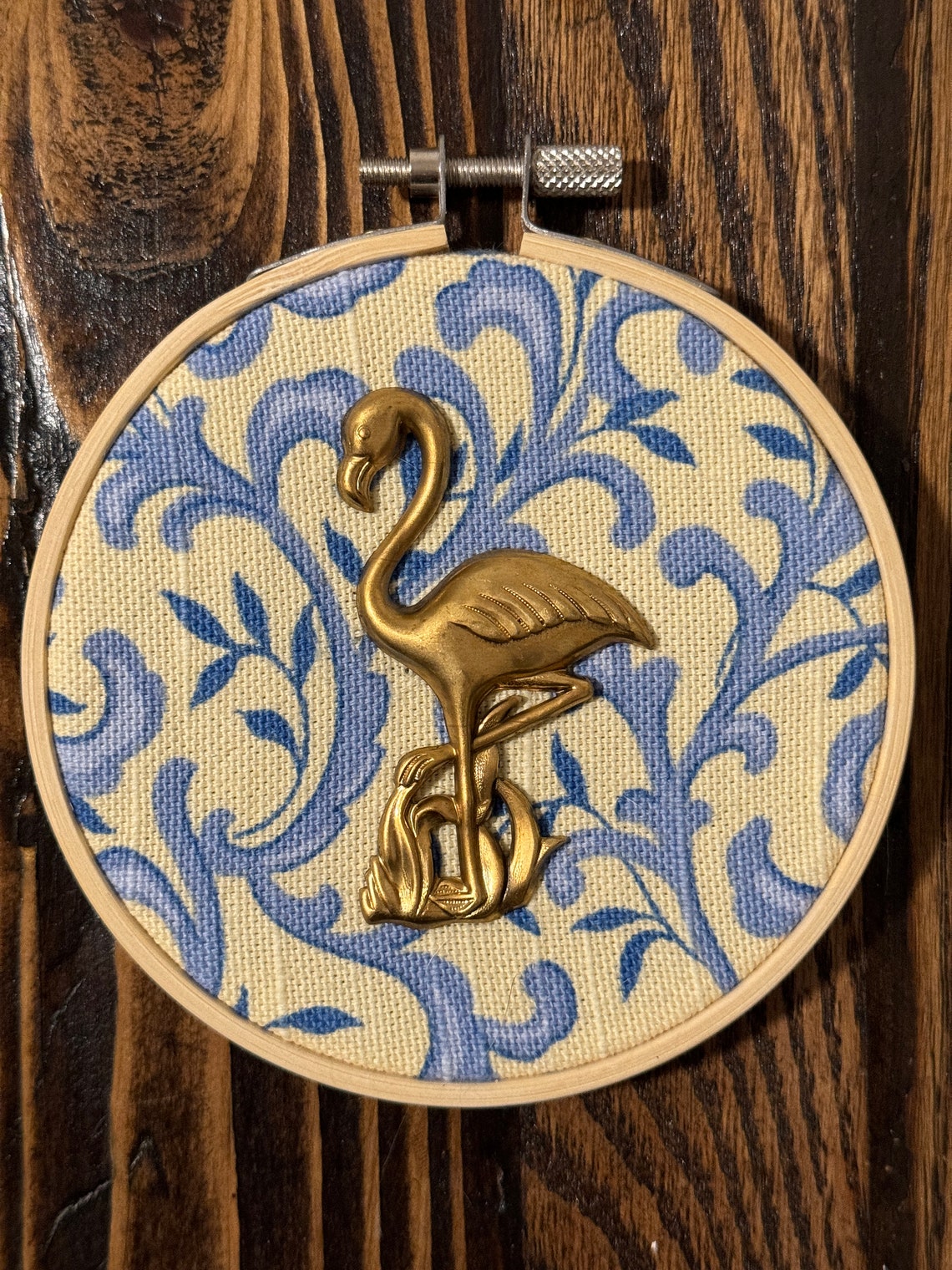 Vintage Raw Brass Flamingo DIY Decoration Embellishment - Etsy