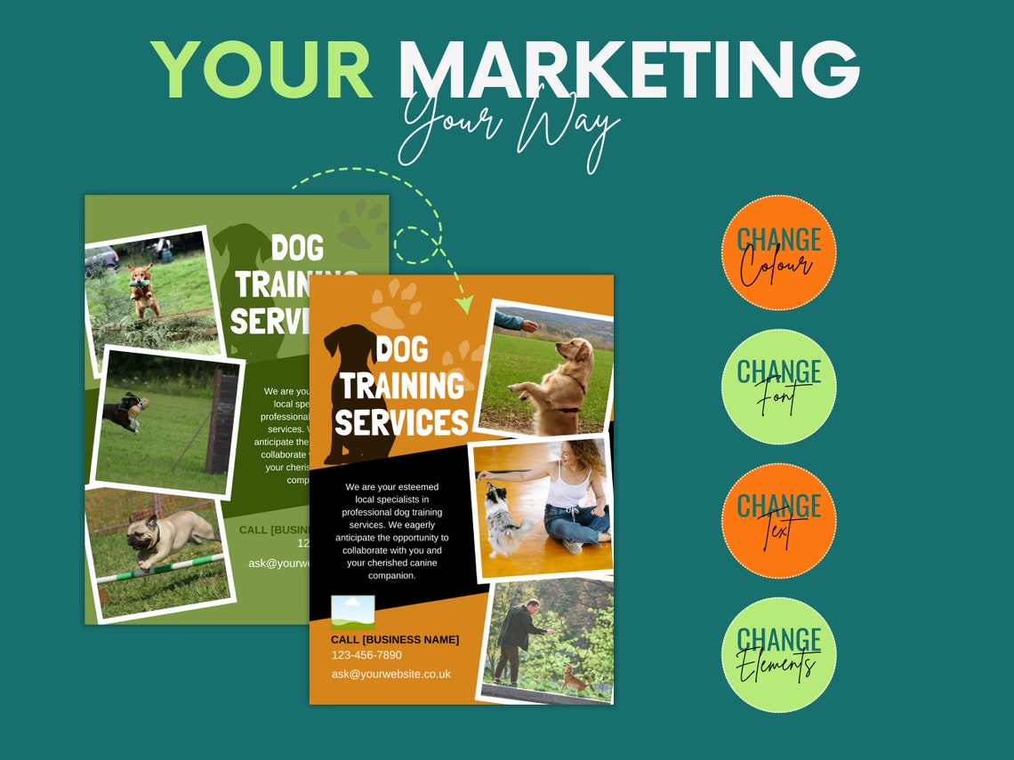 Dog Trainer Marketing Templates | Dog Training Instagram Grid Posts ...