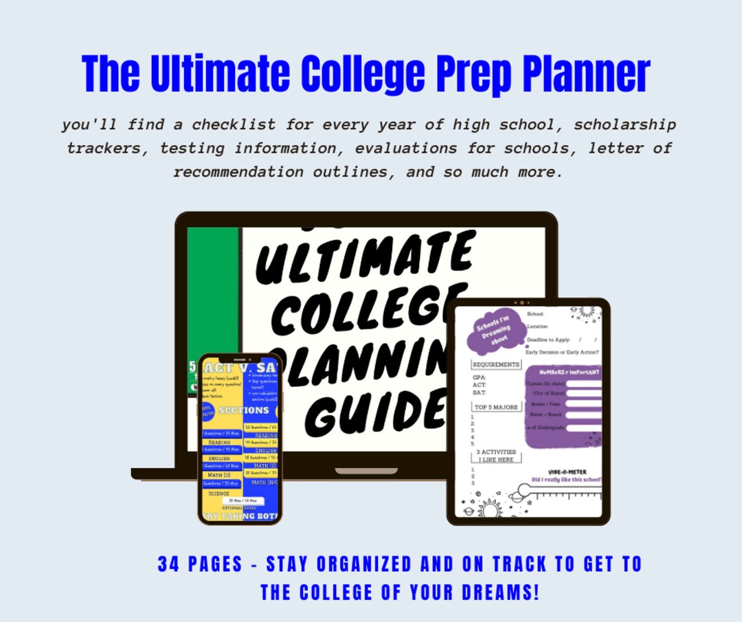 The Ultimate College Planner - Etsy