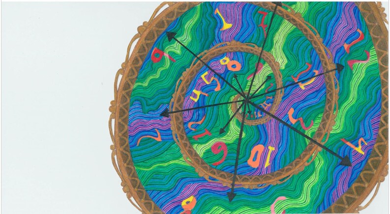 Time Distortion Unique Psychedelic Art Created by a Young Artist ...