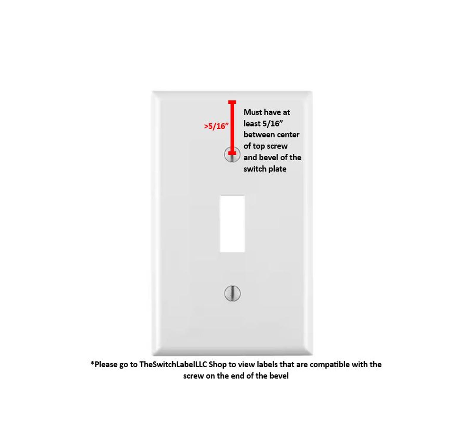 The Switch Label: Light Switch Label Frames for Light Switch Cover ...