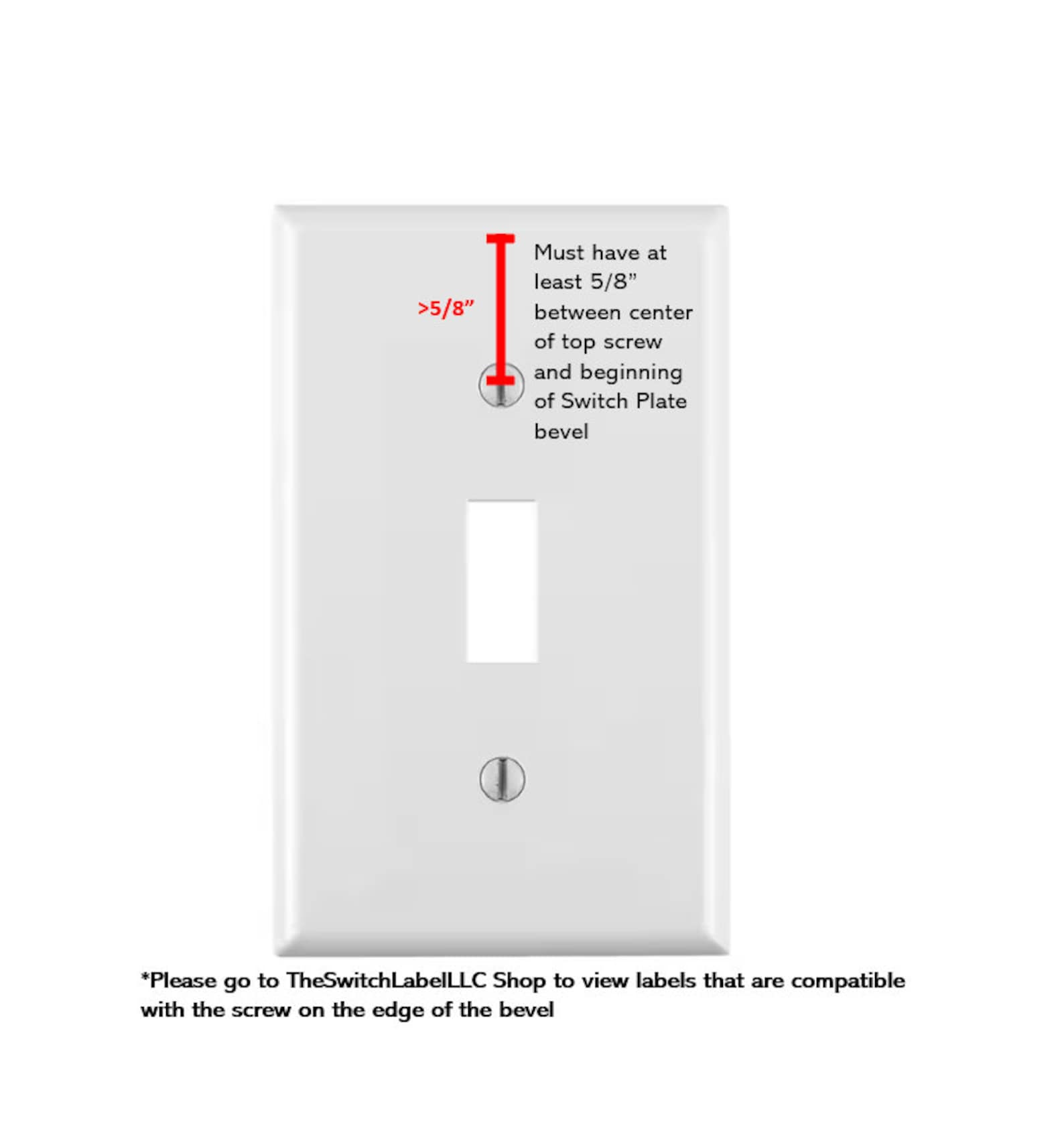The Switch Label: Light Switch Label Frames for Light Switch Cover ...