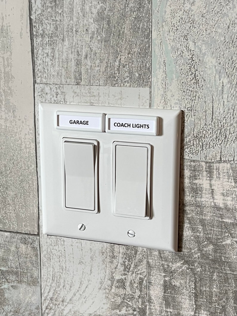 The Switch Label: Light Switch Label Frames for Light Switch Cover ...