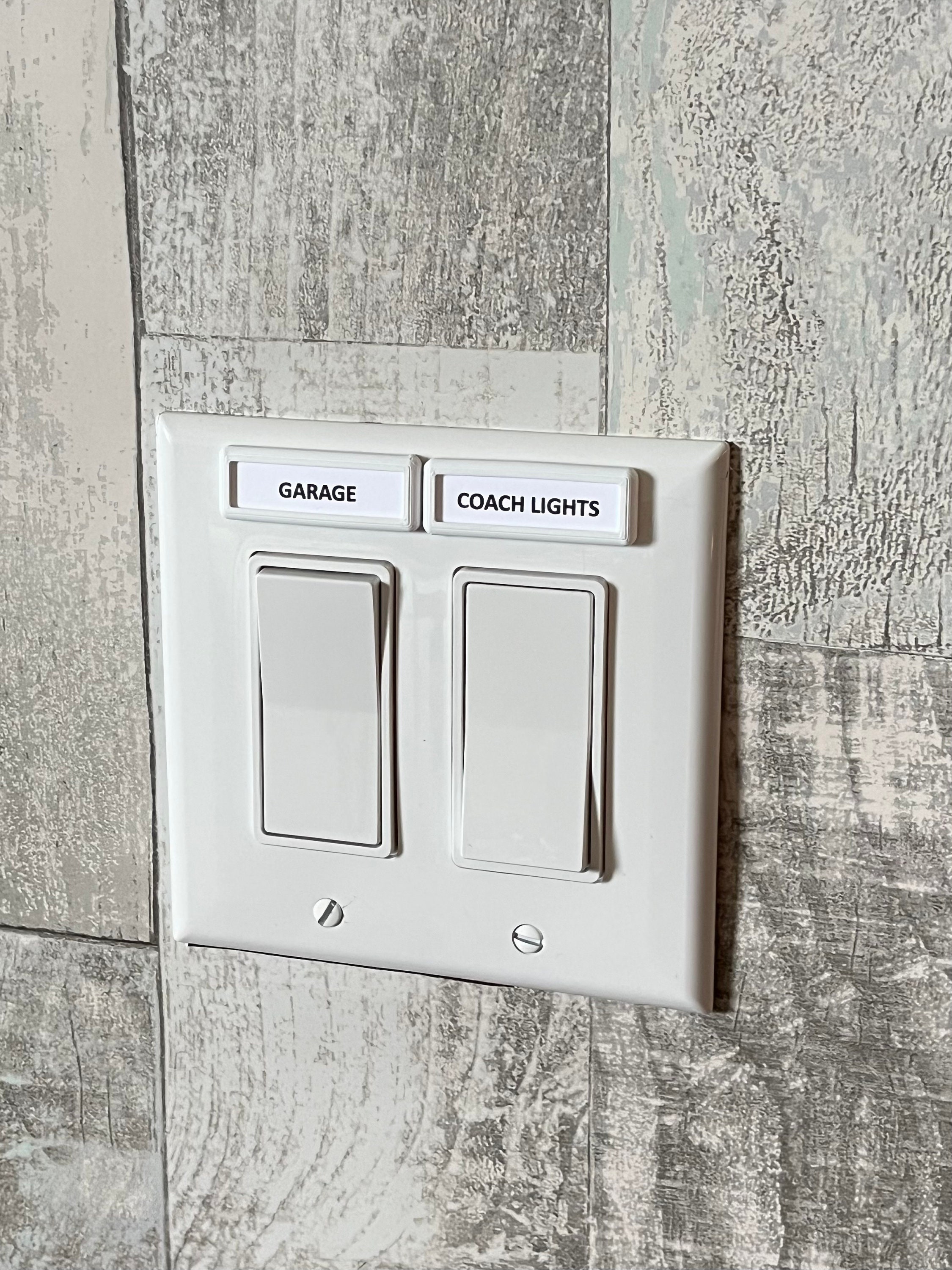 The Switch Label: Light Switch Label Frames for Light Switch Cover ...