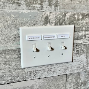 The Switch Label: Light Switch Label Frames for Light Switch Cover ...