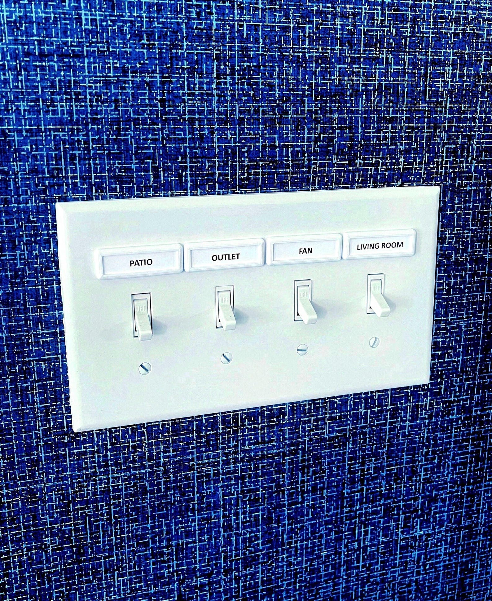 The Switch Label: Light Switch Label Frames for Light Switch Cover ...