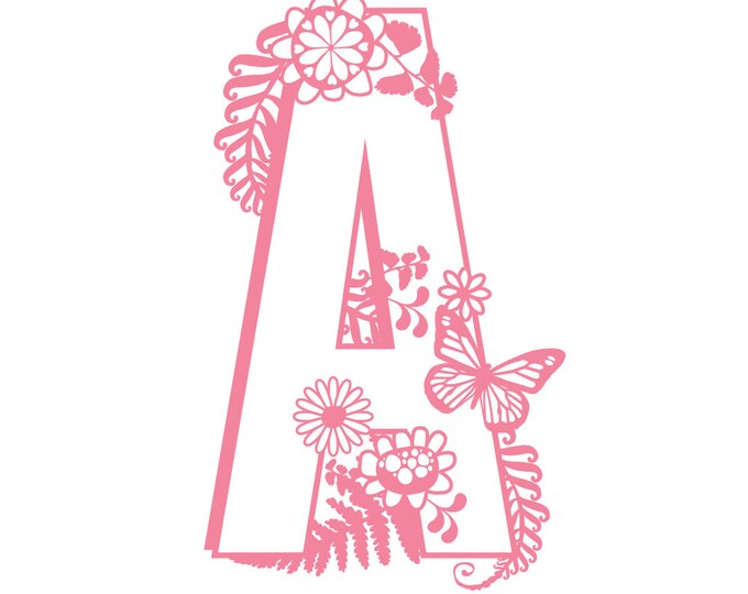 Letter A Cutting File Svg Pdf Png Cricut Silhouette Cutting Machines - Etsy