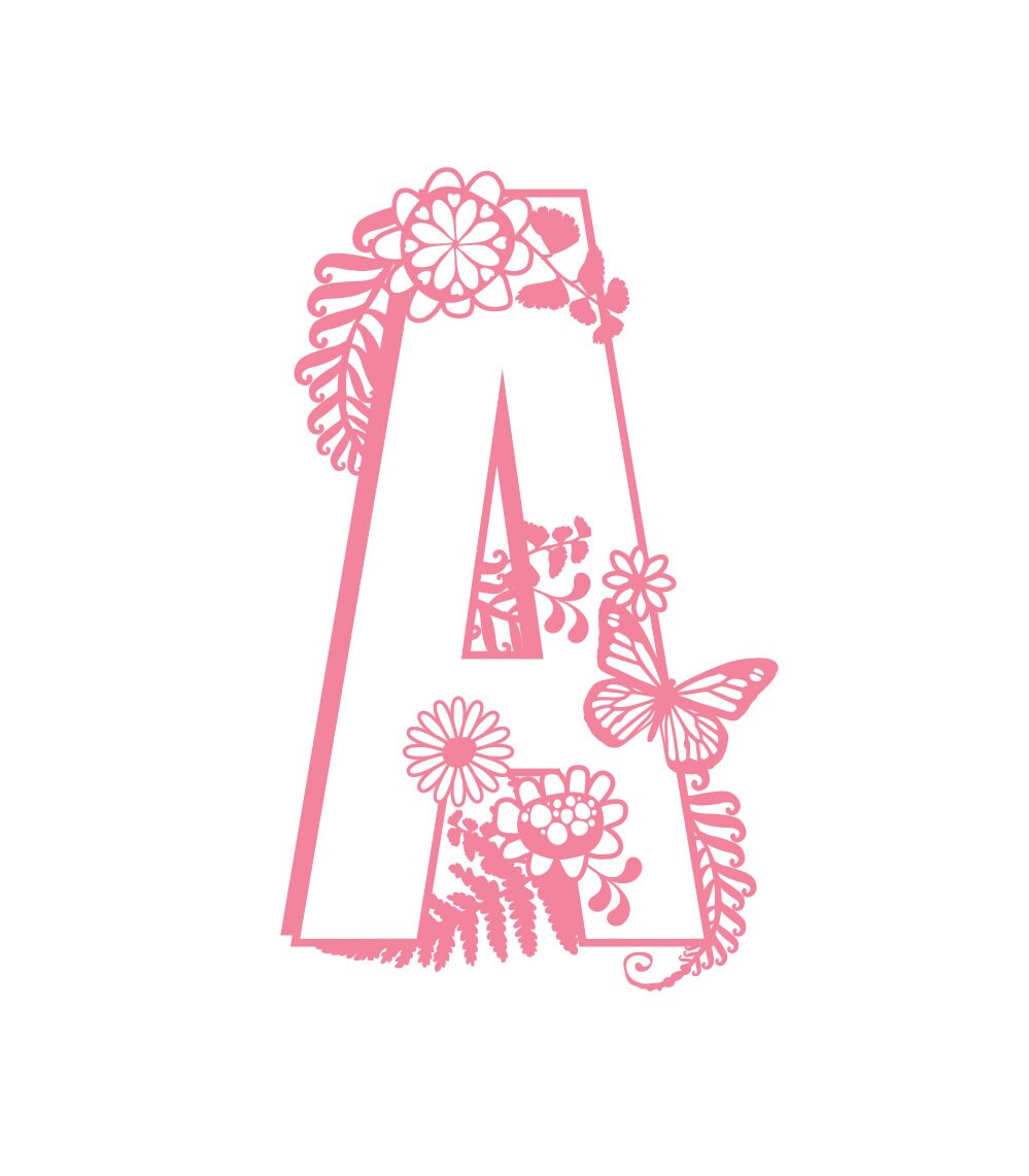 Letter A Cutting File Svg Pdf Png Cricut Silhouette Cutting Machines - Etsy
