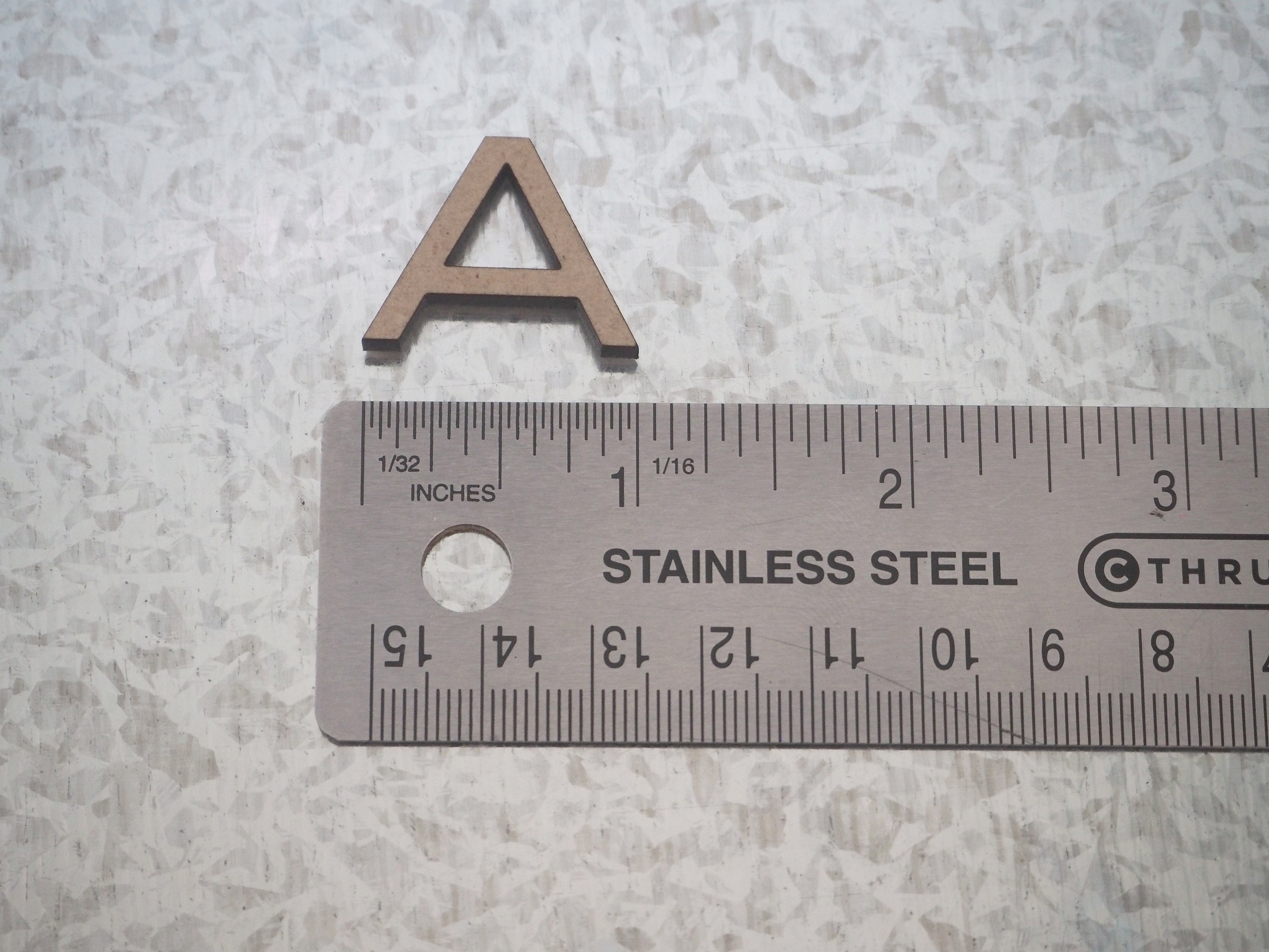 Small Magnetic Letter or Number 1" Wood - Etsy