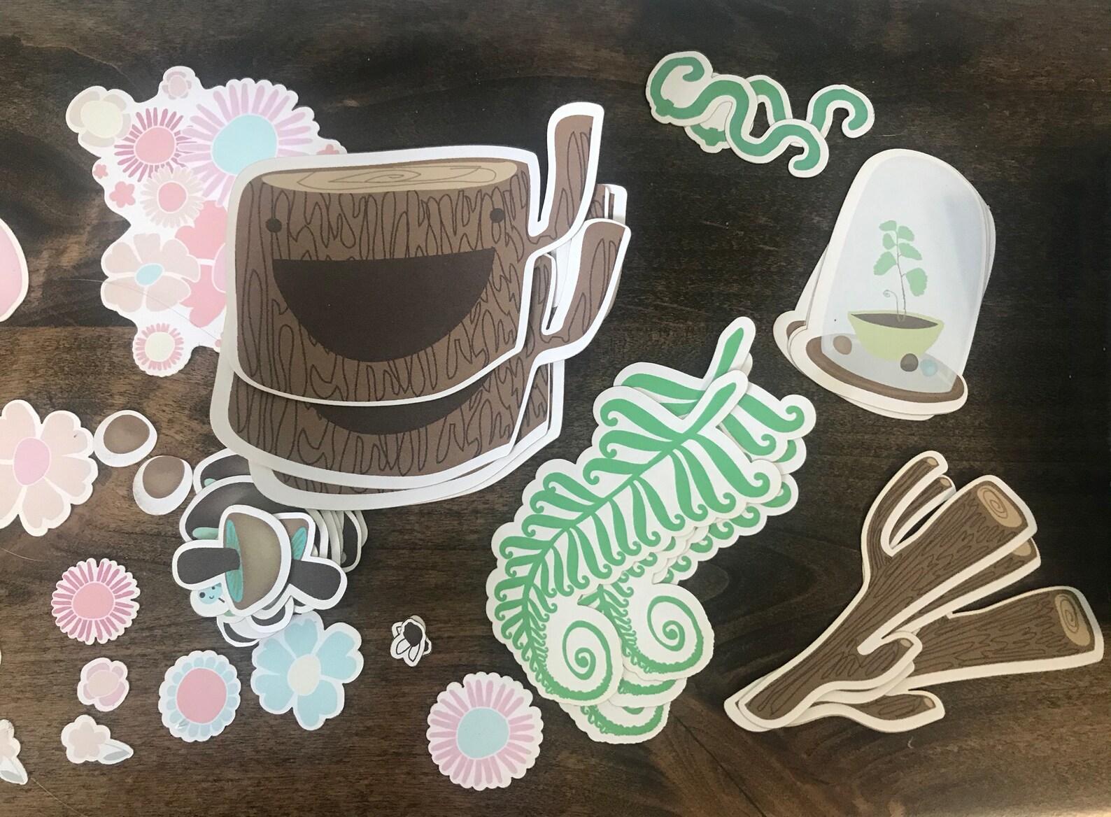 Tree Stump Friend Sticker 3.5 X 2.5 | Etsy