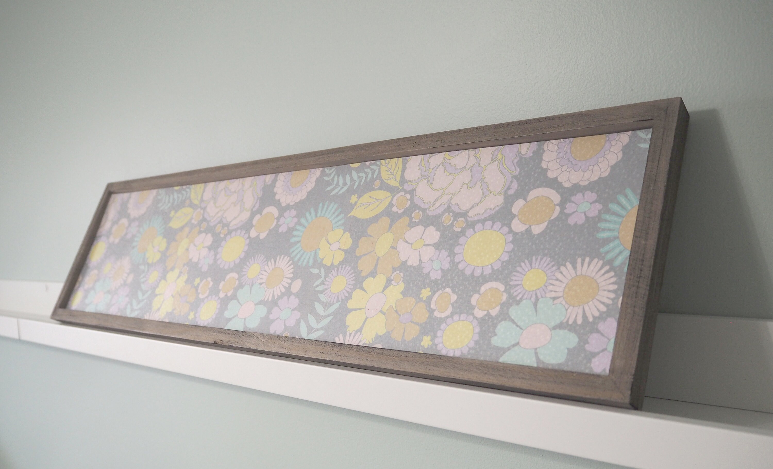 Grey Large Floral Laminated Magnetic Backer Insert | Etsy