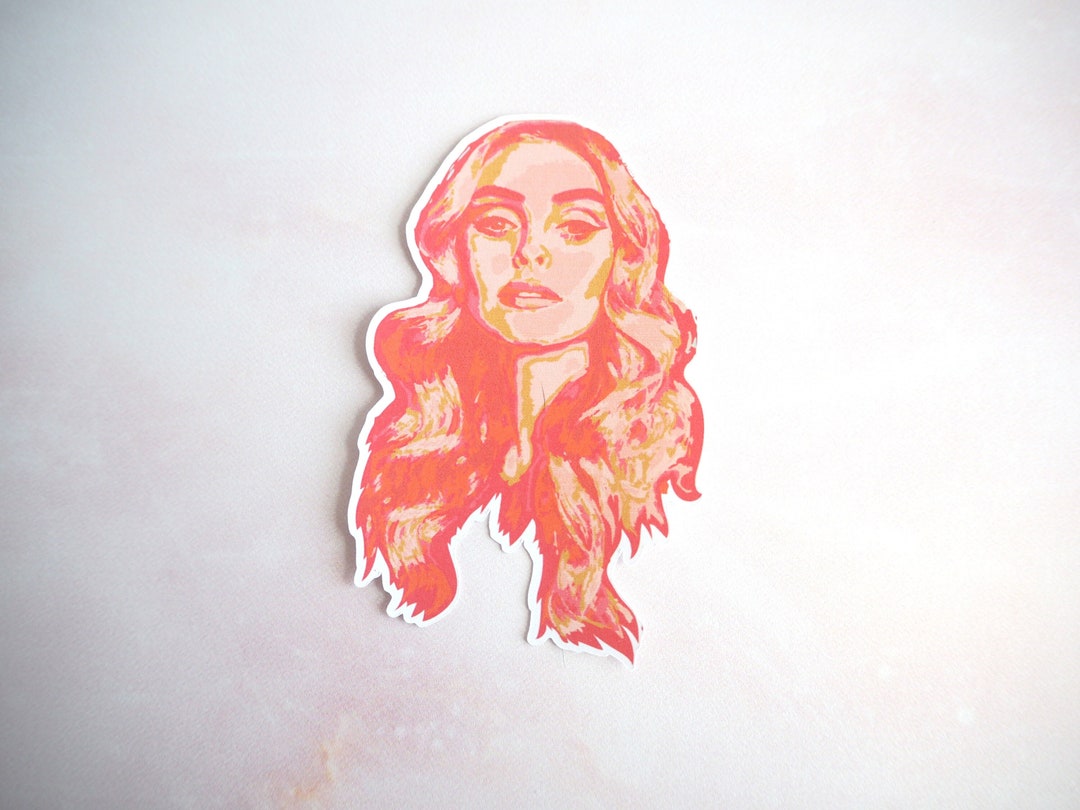 Starlet Starla Retro Diva Foxy Lady Sticker 2.25" X 3.5" - Etsy
