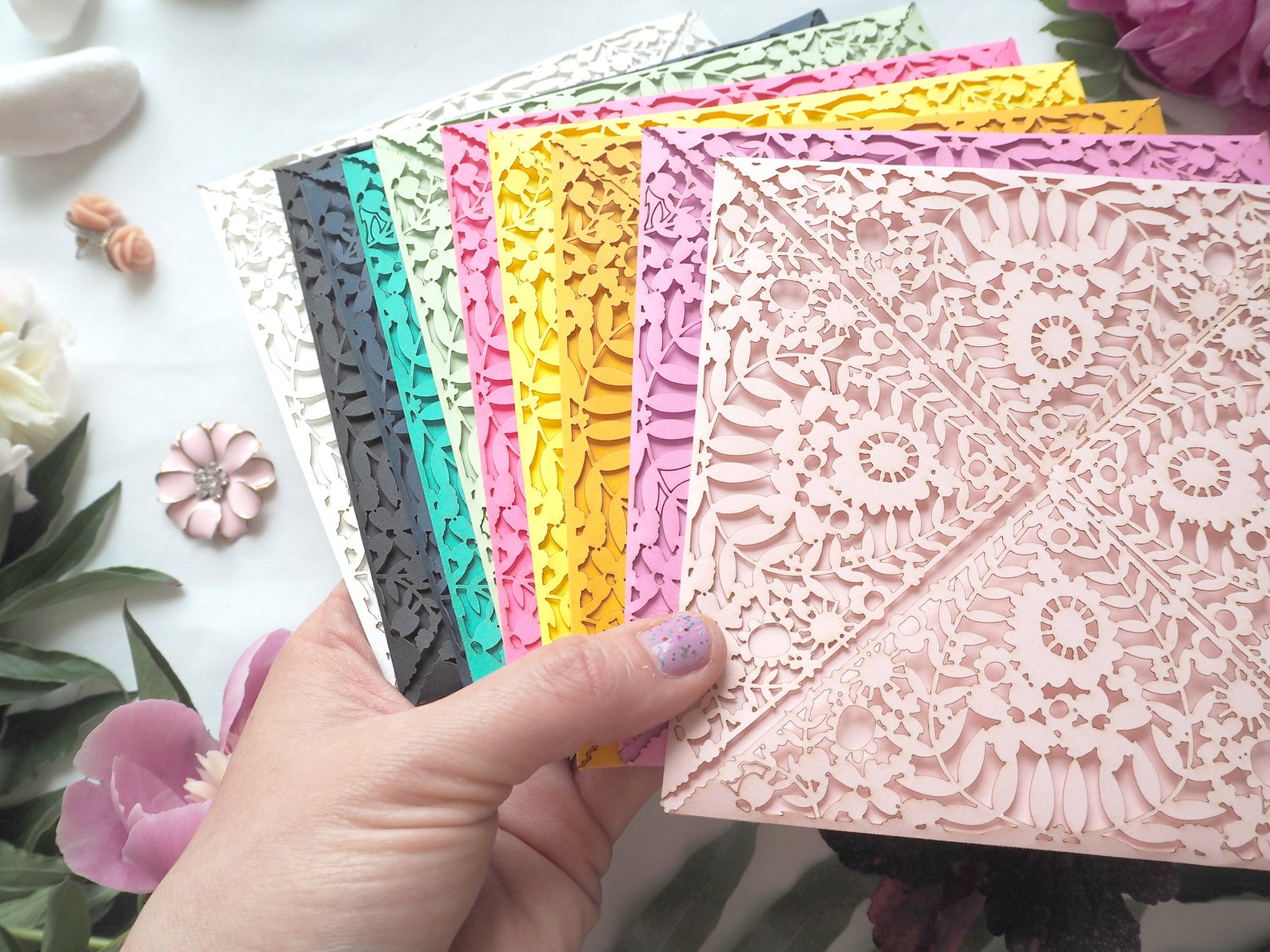 Laser Cut Invitation Wrap {nantucket Design} - Etsy
