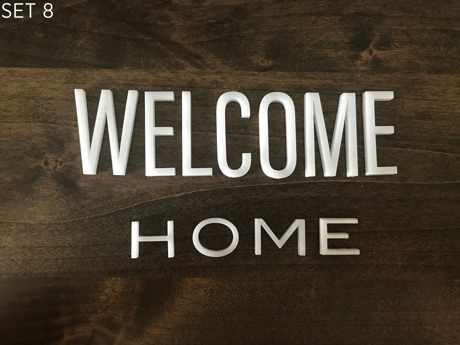 Welcome Home Magnetic Acrylic or Wood Set - Etsy