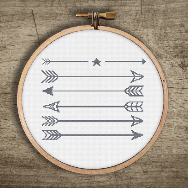 Arrows Cross Stitch - Etsy