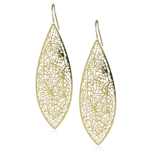 Cross-venulate Earrings gold - Etsy